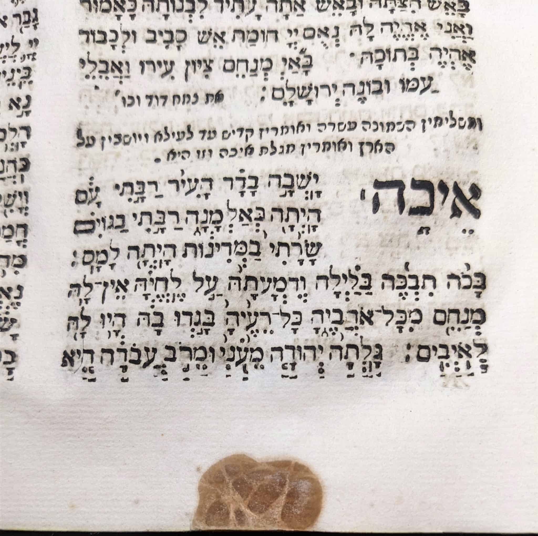 On Tisha B’Av, some ‘Eicha’ books wax poetic from candlelight use ...