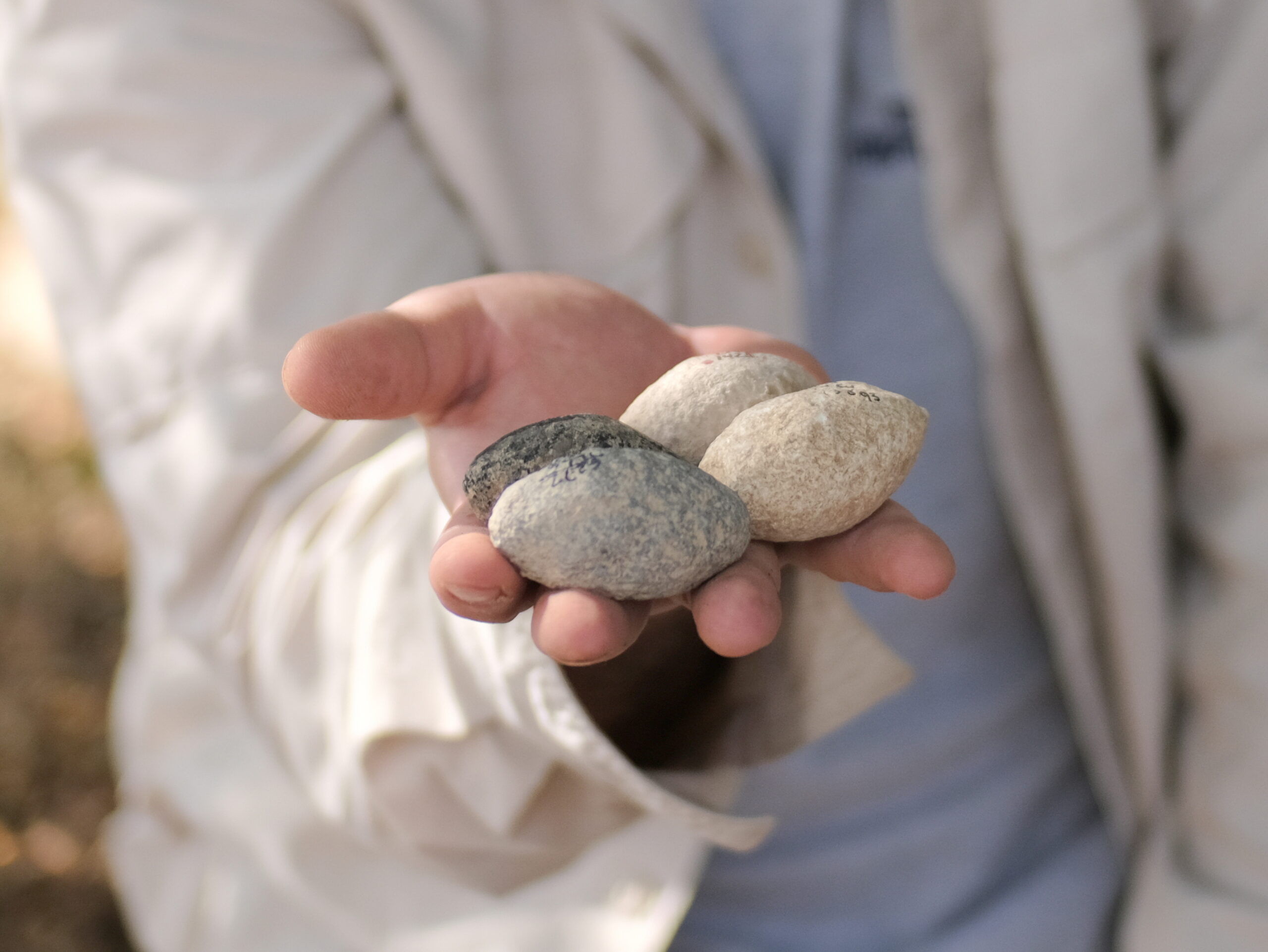 Archaeologists discover ancient sling stone factory - Israel365 News