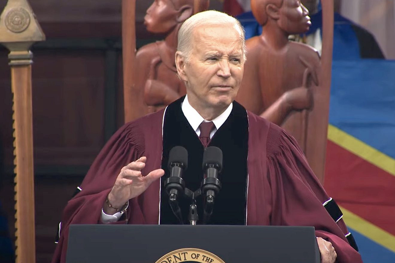 Biden claps for ‘immediate, permanent ceasefire’ at Morehouse ...