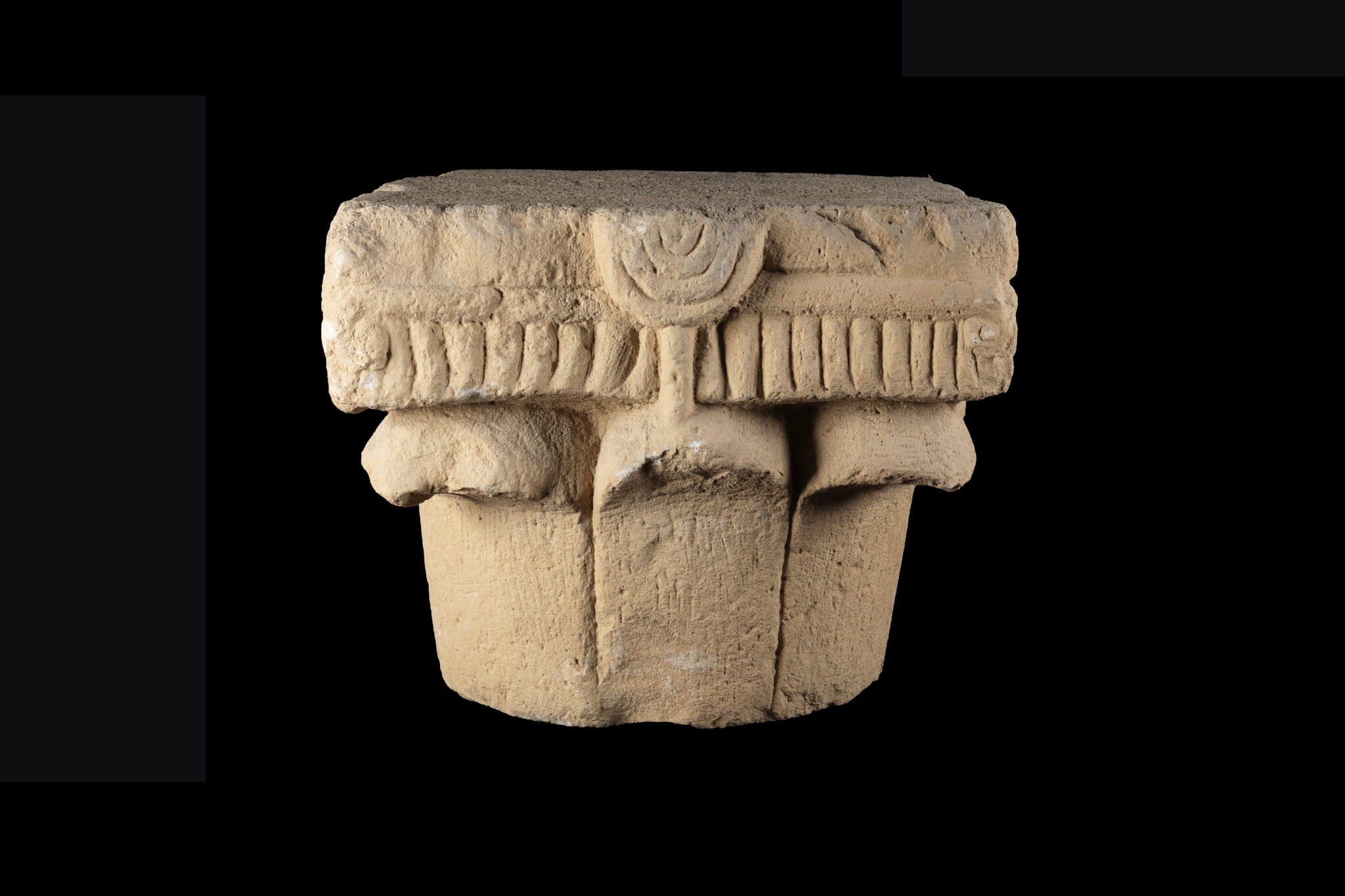 1,500-Year-Old Stone Column Element with Menorah Design Unveiled for ...