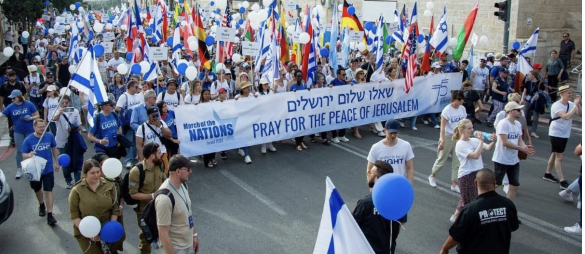 'Israel, you are not alone': Christian descendants of Nazis march ...